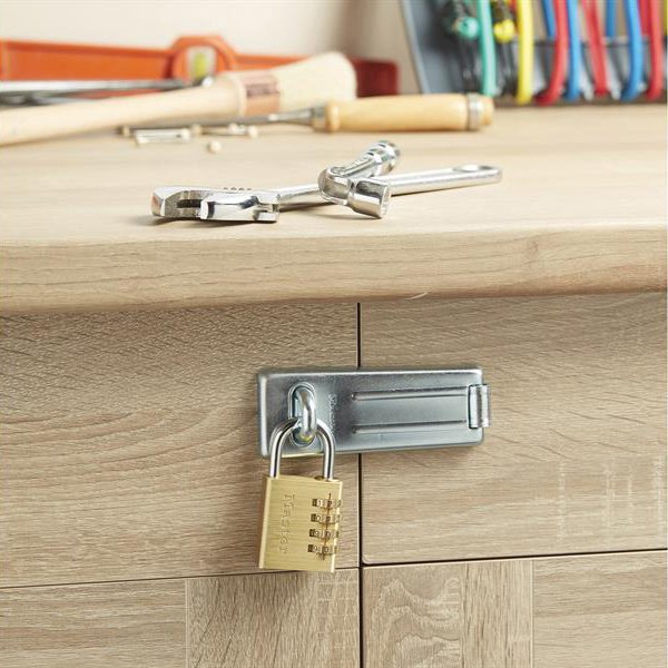 Master Lock - Brass Finish Combination Padlock | BM Steel