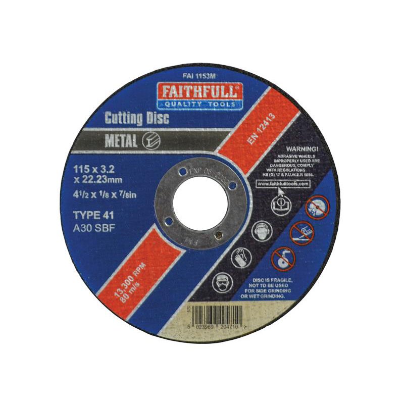 Faithfull - Metal Cut Off Disc | BM Steel